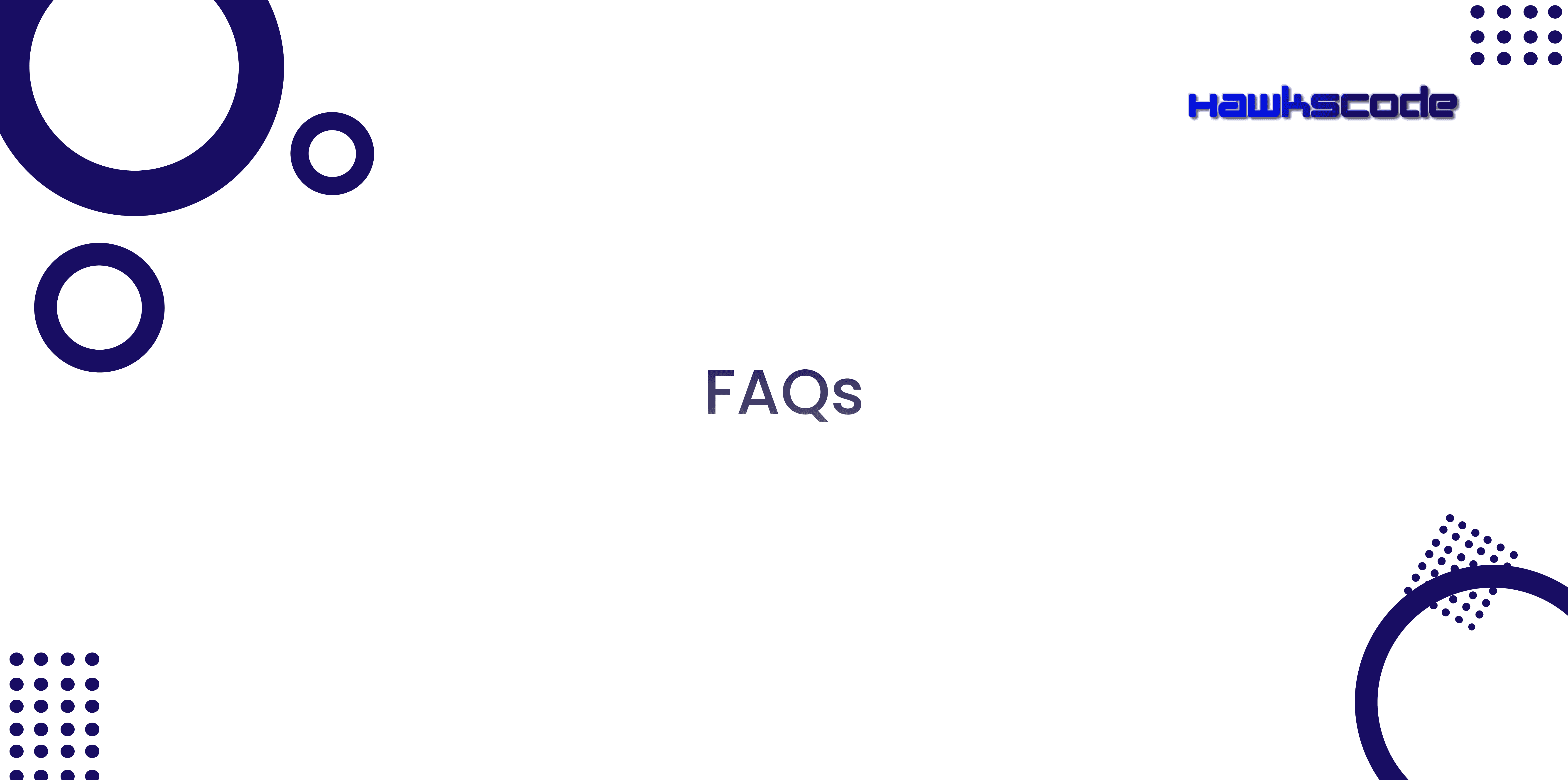 FAQs - HawksCode
